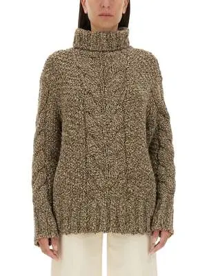 Kiton Oversized Camel Wool Jersey