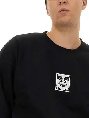 Obey Cotton-blend Sweatshirt - Black