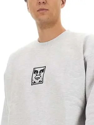 Obey Logo Sweatshirt - Grey