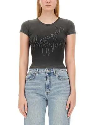 Alexander Wang Slim Fit T-shirts For Women