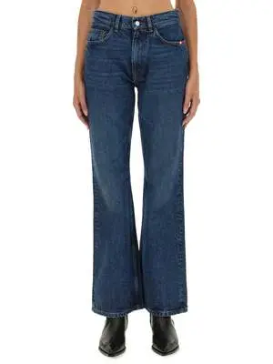 Amish Ankle Length Jeans For Women