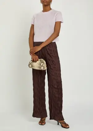 Staud Plissé Trousers