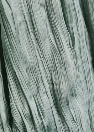 Staud Kona Plissé Mini Dress - Silver
