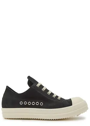 Rick Owens Nubuck Sneakers - Black