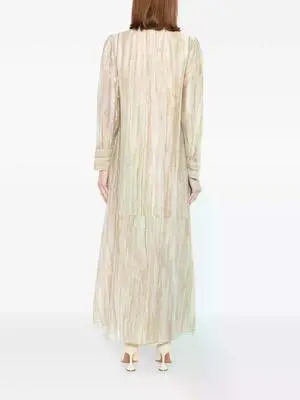 SHATHA ESSA Embroidered Shirt Dress