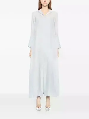 SHATHA ESSA Bead-embroidered Maxi Dress