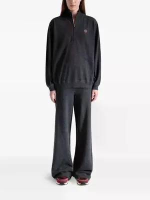 Bally Logo-embroidered Zip Sweatshirt