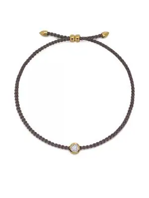 Monica Vinader Laboratory-grown Diamond Cord Bracelet - Brown