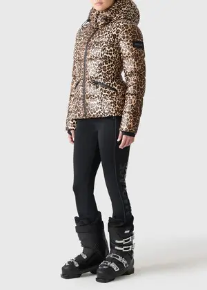 Mackage Cheetah-print Padded Ski Jacket