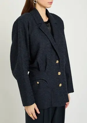 BLAZÉ MILANO Textured Cotton-blend Blazer