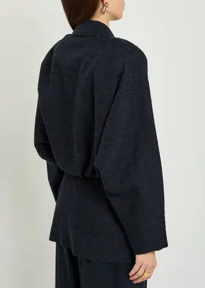 BLAZÉ MILANO Textured Cotton-blend Blazer