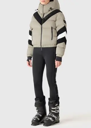 Mackage Chevron High-gloss Shell Ski Jacket