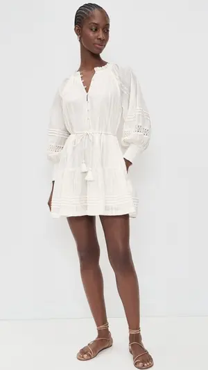 CLEOBELLA Meadow Mini Dress - Ivory