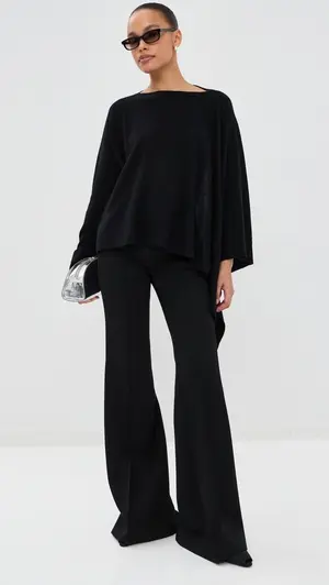 JIL SANDER Cape With Sleeve Pullover