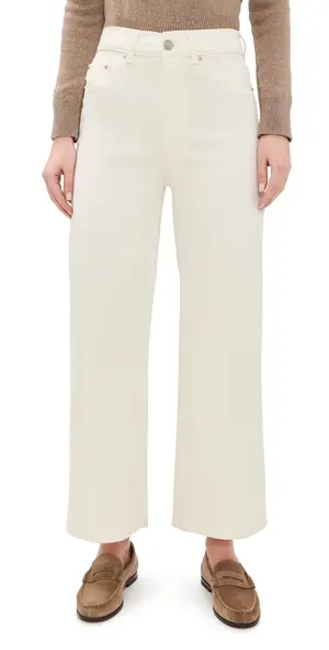 DL1961 Hepburn Wide Leg High Rise Ankle Jeans