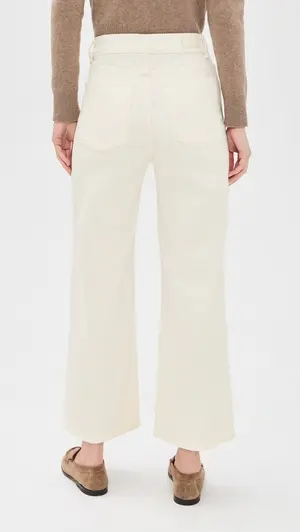 DL1961 Hepburn Wide Leg High Rise Ankle Jeans