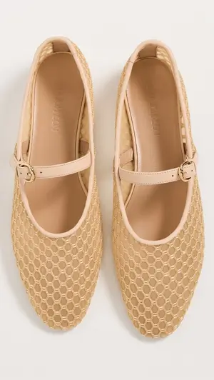 Ulla Johnson Isobel Mesh Ballet Flats