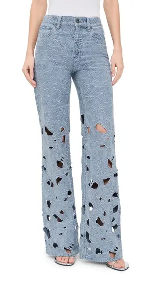 Cow Print Bell Bottoms For Women