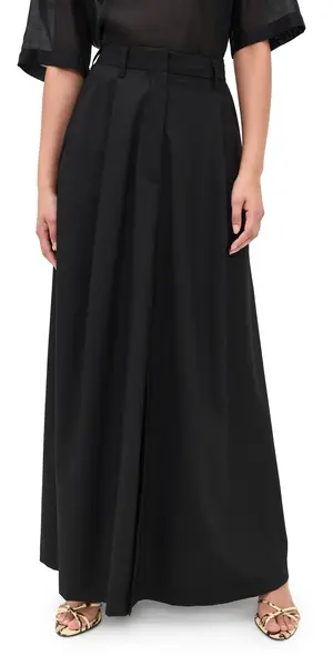 THE LATEST Slit Midi Skirt