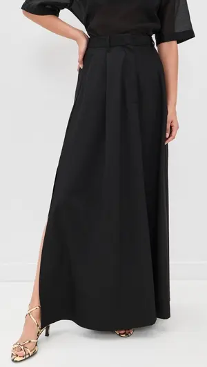 THE LATEST Slit Midi Skirt
