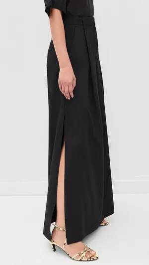 THE LATEST Slit Midi Skirt