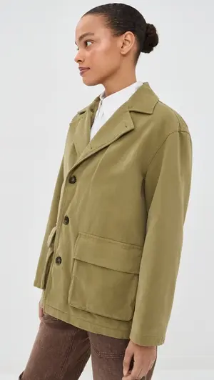 NILI LOTAN Ronay Parka - Olive Green