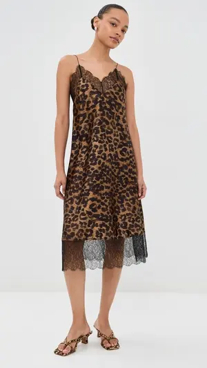 Françoise Layla Print Midi Dress