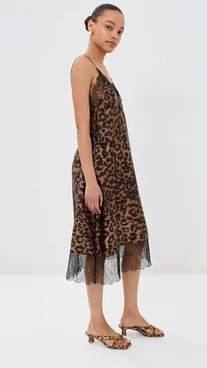 Françoise Layla Print Midi Dress