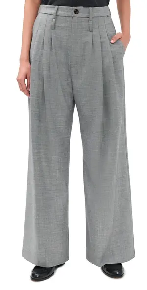 JAMIE HALLER Triple Pleat Trousers