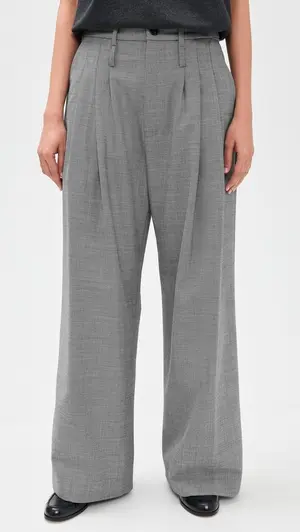 JAMIE HALLER Triple Pleat Trousers