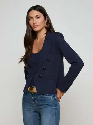 L'Agence Mercer Knit Blazer