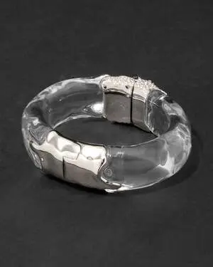 Alexis Bittar Lake Lucite Hinge Bracelet