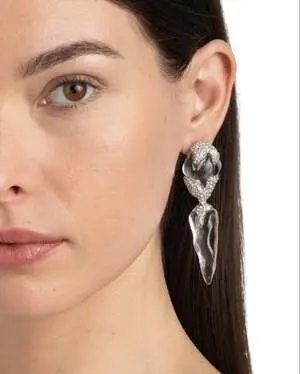 Alexis Bittar Lake Lucite Post Drop Earrings