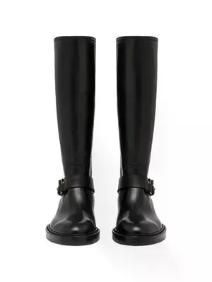 BUTTERO® Laydee Buckle-strap Knee-high Boots