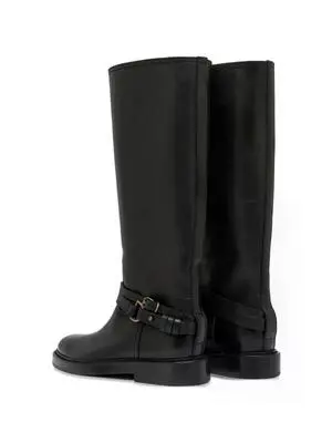 BUTTERO® Laydee Buckle-strap Knee-high Boots