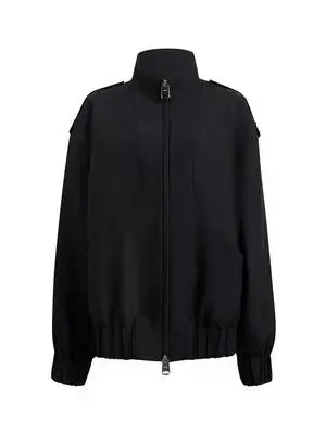 Khaite Sigi Zip High-neck Bomber Jacket