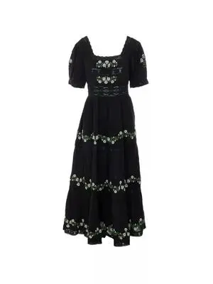 Rixo Embroidered Philippa Dress