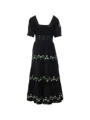 Rixo Embroidered Philippa Dress
