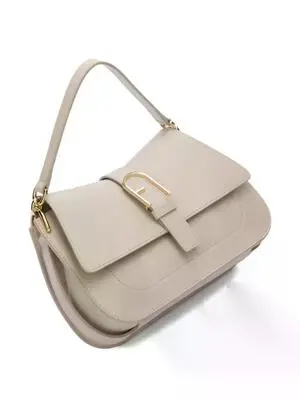 Furla M Flow Buckle Tote Bag - Neutrals