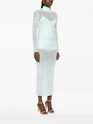 Simkhai Openwork Turtleneck Sweater