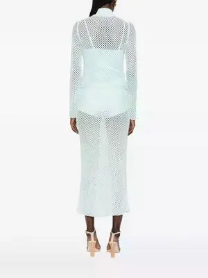 Simkhai Openwork Turtleneck Sweater