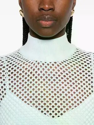 Simkhai Openwork Turtleneck Sweater
