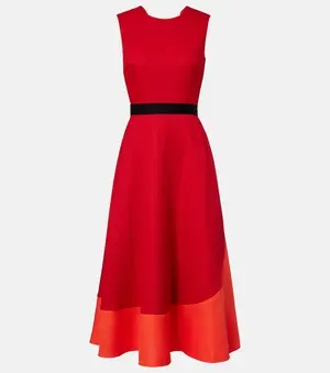 ROKSANDA Colorblocked Midi Dress