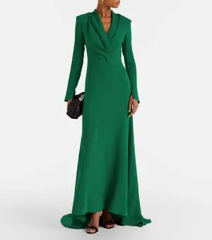 Oscar De La Renta Silk-blend Gown