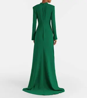 Oscar De La Renta Silk-blend Gown