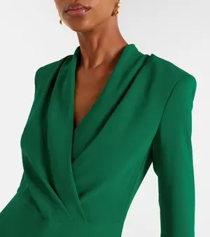 Oscar De La Renta Silk-blend Gown