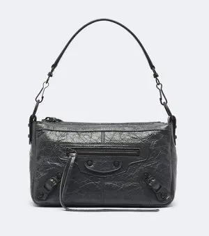 Balenciaga Le City Moto Mini Shoulder Bag - Grey