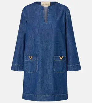 Valentino Garavani V Neck Day Dresses