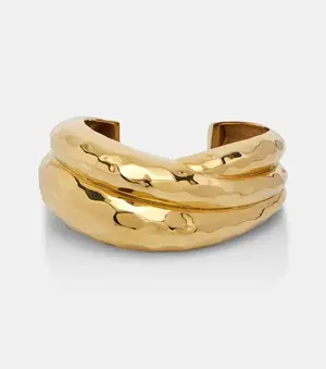 Saint Laurent Oversized Cuff Bracelet - Gold
