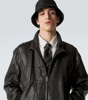 Saint Laurent Logo Bucket Hat - Black